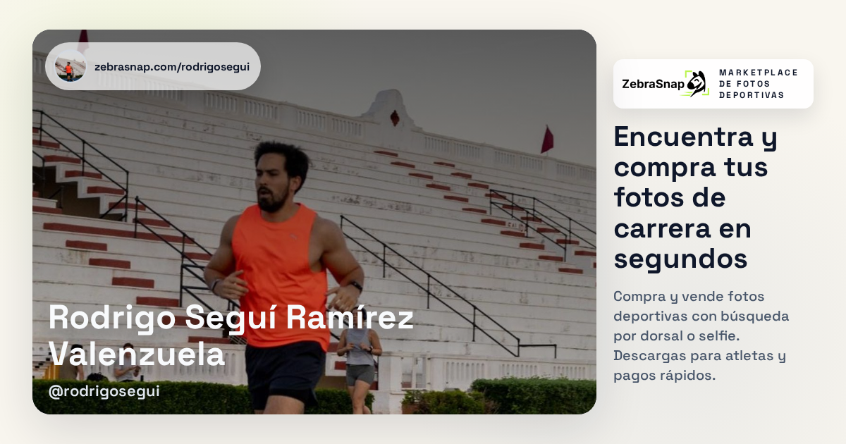Rodrigo Seguí Ramírez Valenzuela (@rodrigosegui) on ZebraSnap | Sports ...